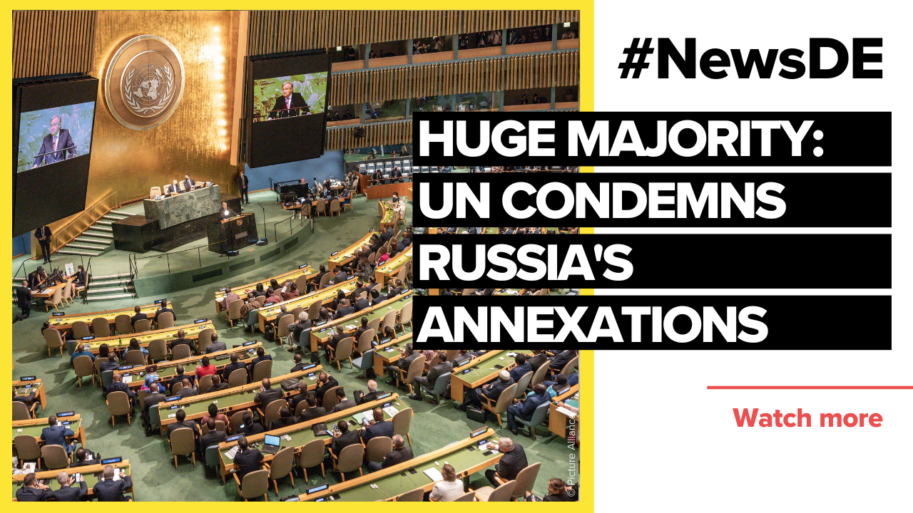 UN General Assembly condemns Russia's annexations